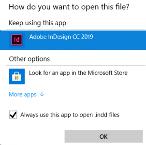 Managing InDesign Versions – Support